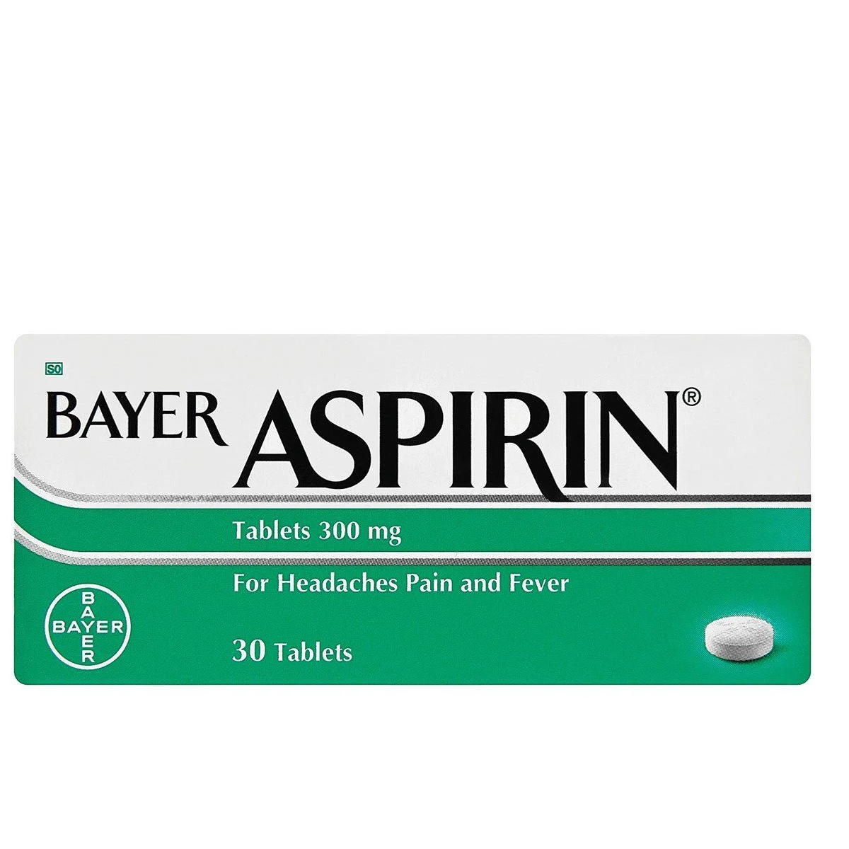 Pharmacy Direct. Bayer Aspirin 300mg Tablets 30's